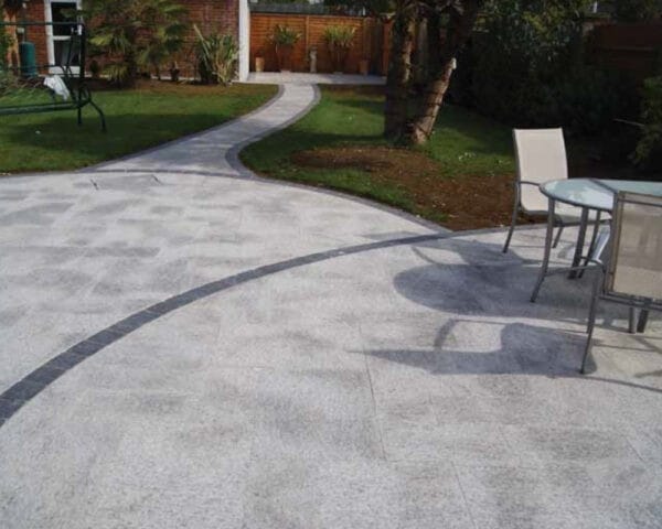 Sesame White Granite • hunterpavers