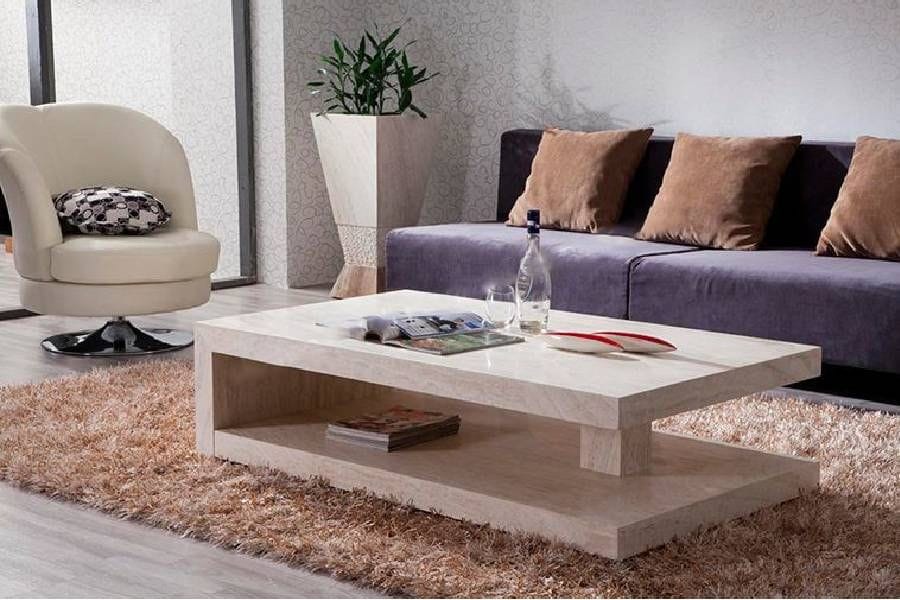 Travertine Coffee Table: is a good choice? [video + PDF]